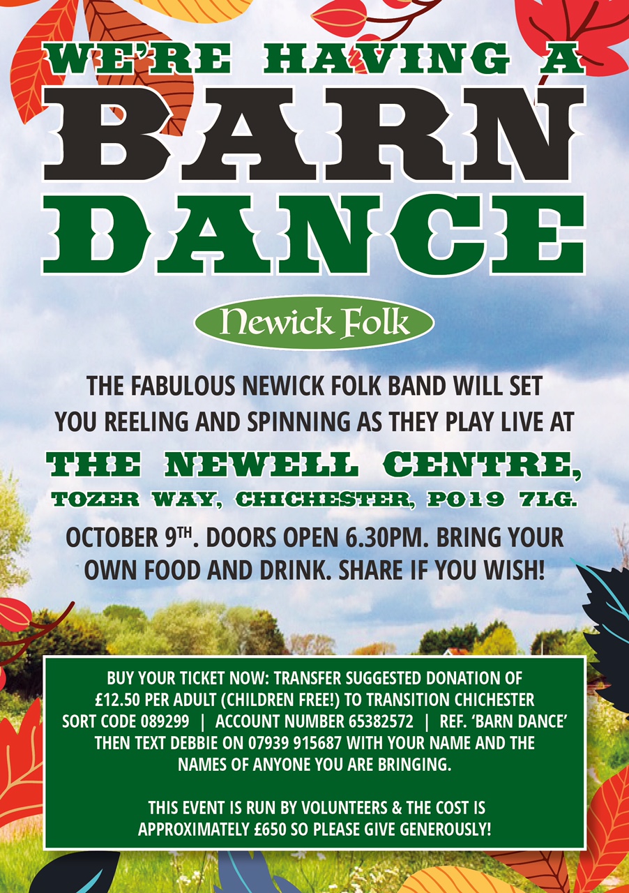 Barn Dance 9 October 2021, Newell Centre, Chichester – Eco Chi ...